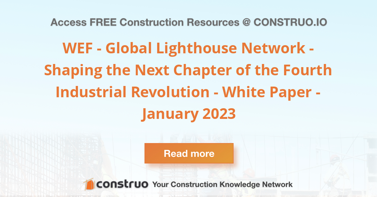 WEF - Global Lighthouse Network - Shaping the Next Chapter of the ...