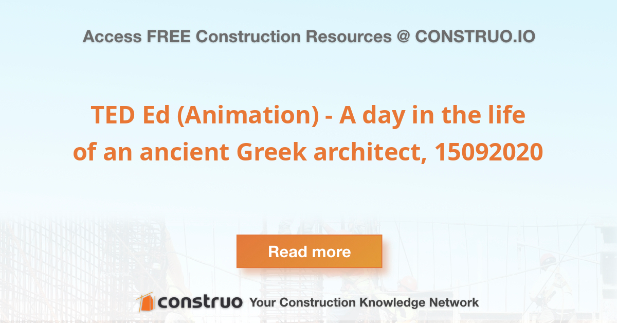 TED Ed (Animation) - A day in the life of an ancient Greek architect ...