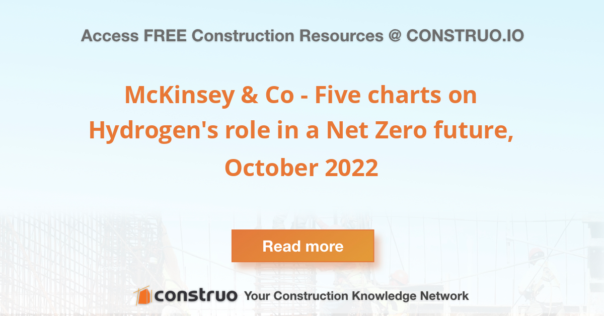 McKinsey & Co - Five charts on Hydrogen's role in a Net Zero future ...