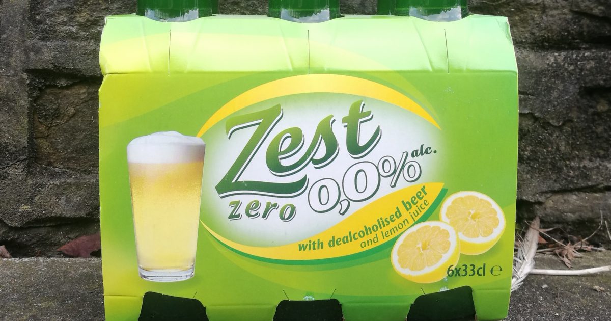 Alcohol Change UK | Zest Zero Lemon | Zesty non-alcoholic beer