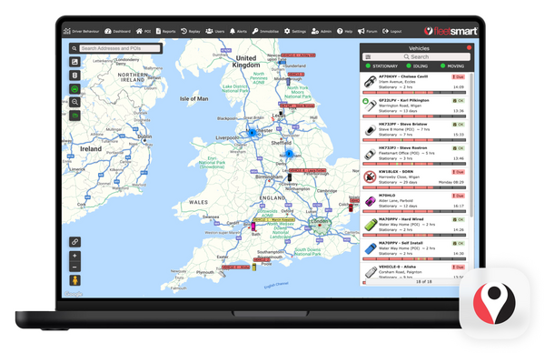 The #1 UK Vehicle Tracking System & App - Fleetsmart