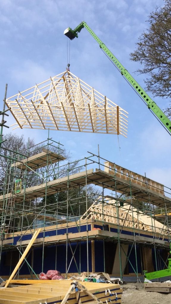 On-site Installation of Timber Framed Houses