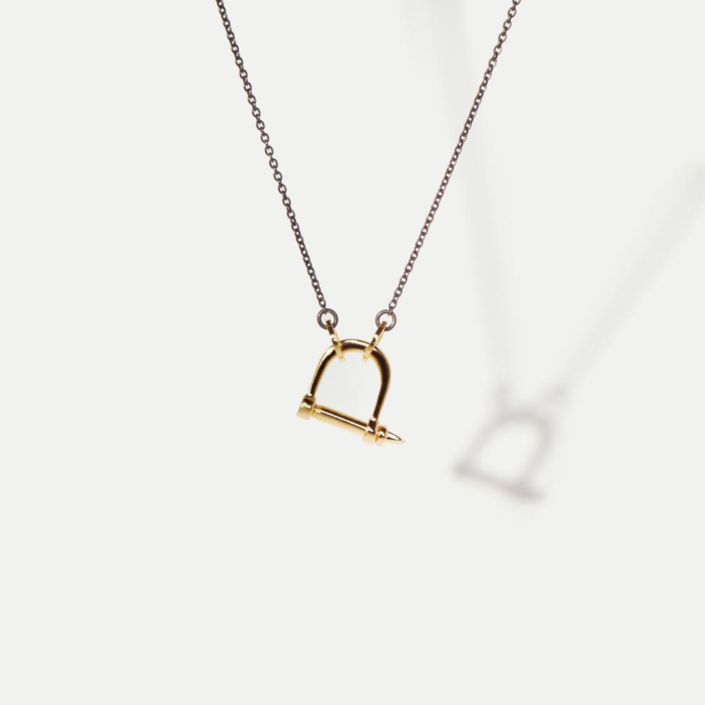 Shackle Yellow Gold Chain - Hannah Martin