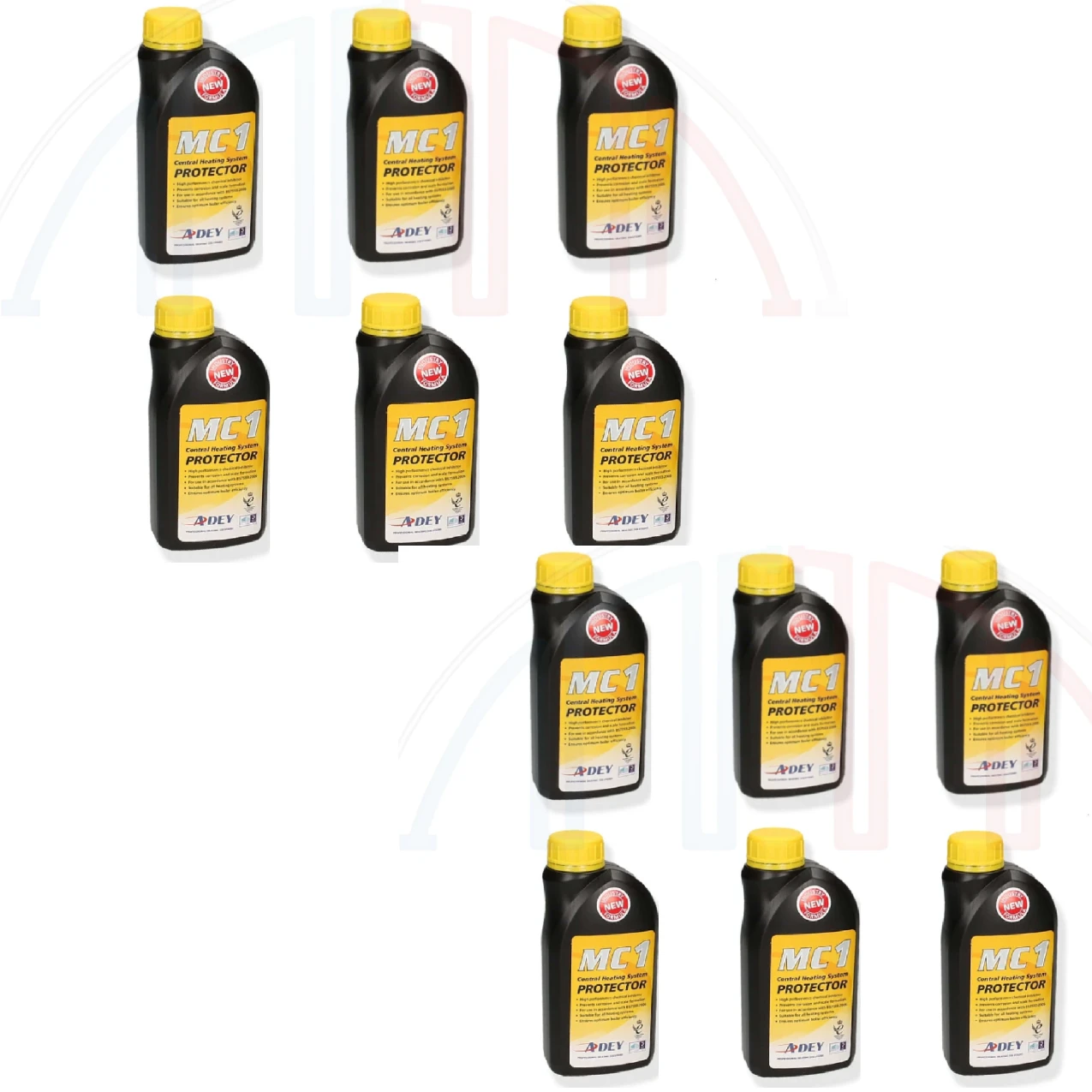 12 X 500ML Adey MagnaClean MC1 Central Heating Inhibitor