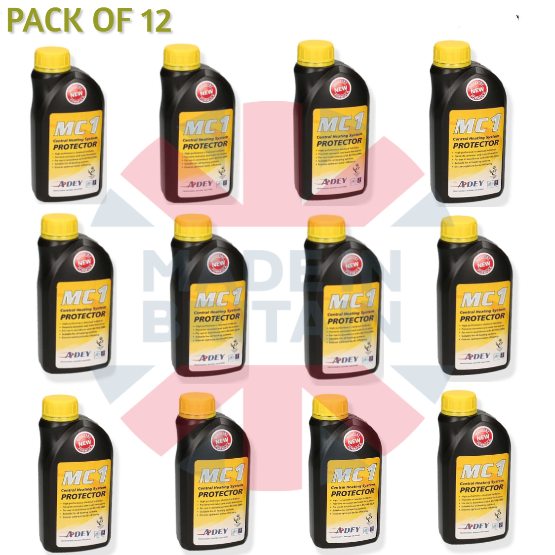 12 X 500ML Adey MagnaClean MC1 Central Heating Inhibitor - Heating ...