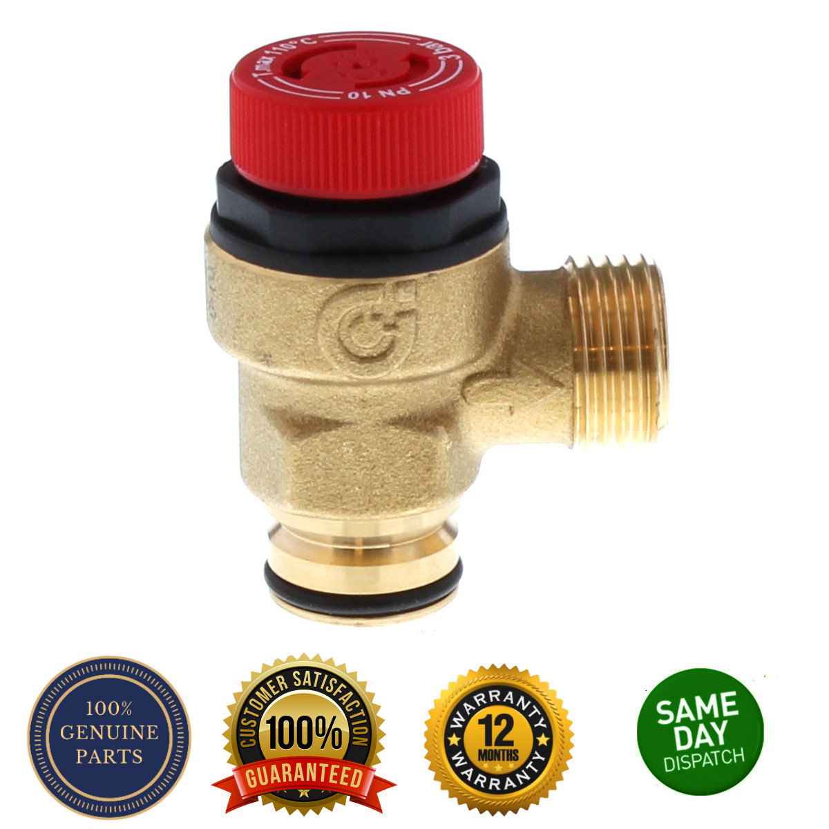 Alpha Intec 2 Eco 2 25xe 28xe Boiler Pressure Relief Valve/Safety valve ...