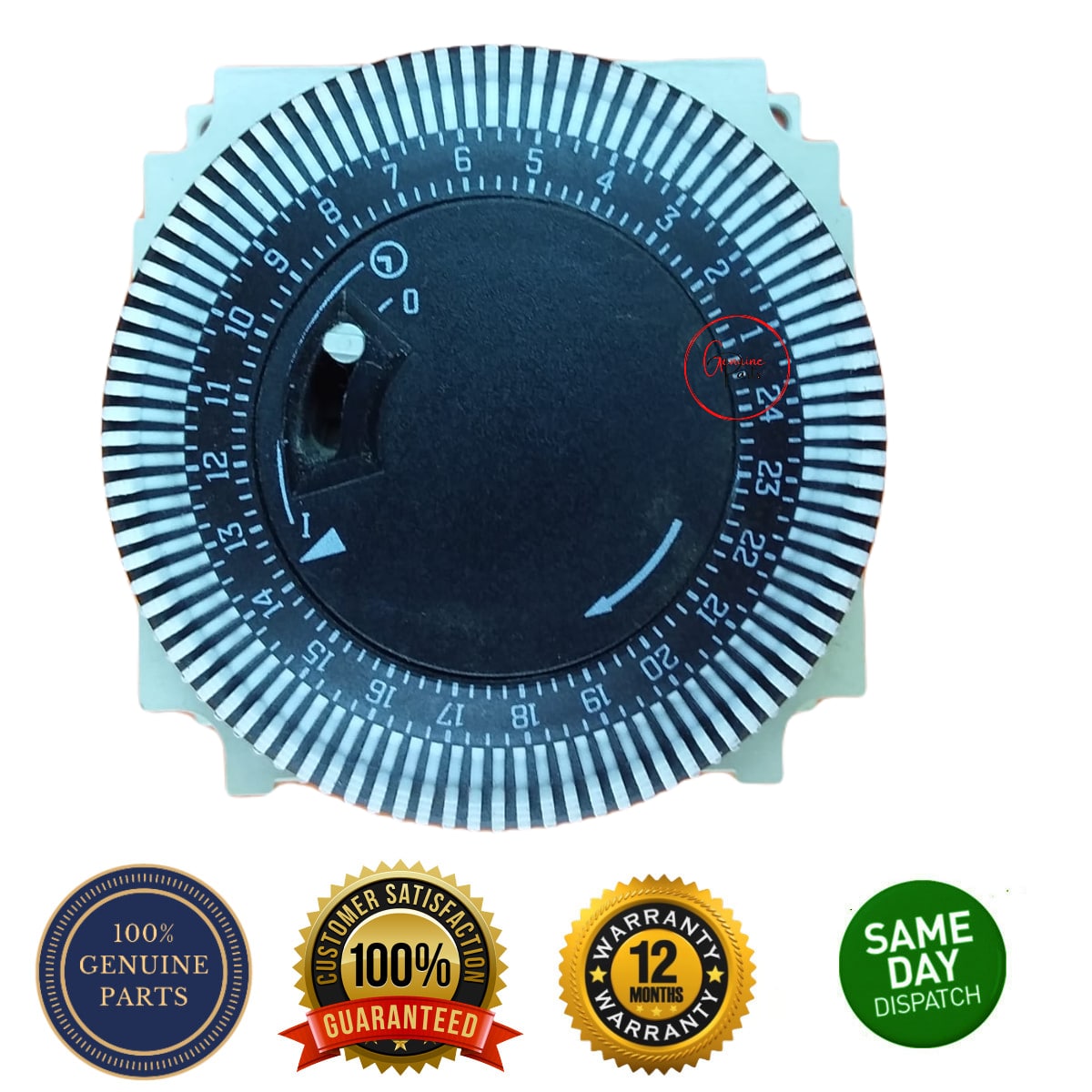 Glowworm Mechanical Timer Clock D020113026 - Heating & Catering Parts