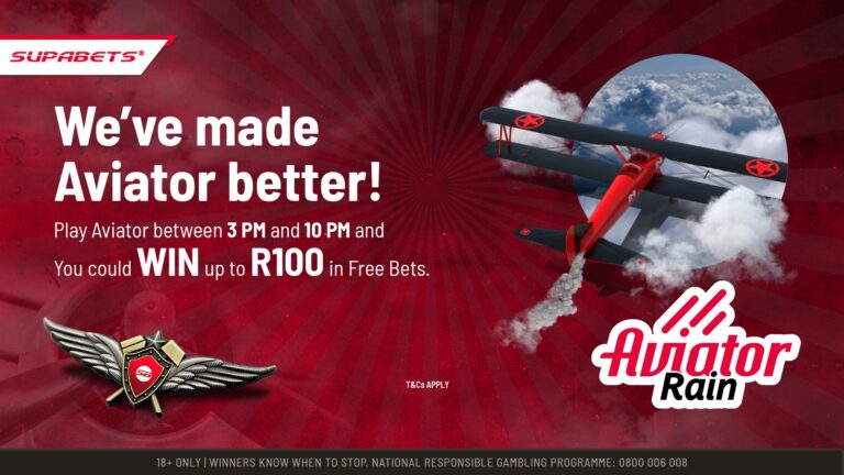 Supabets® Launches Aviator Rain Promotion for Players | iGaming Future