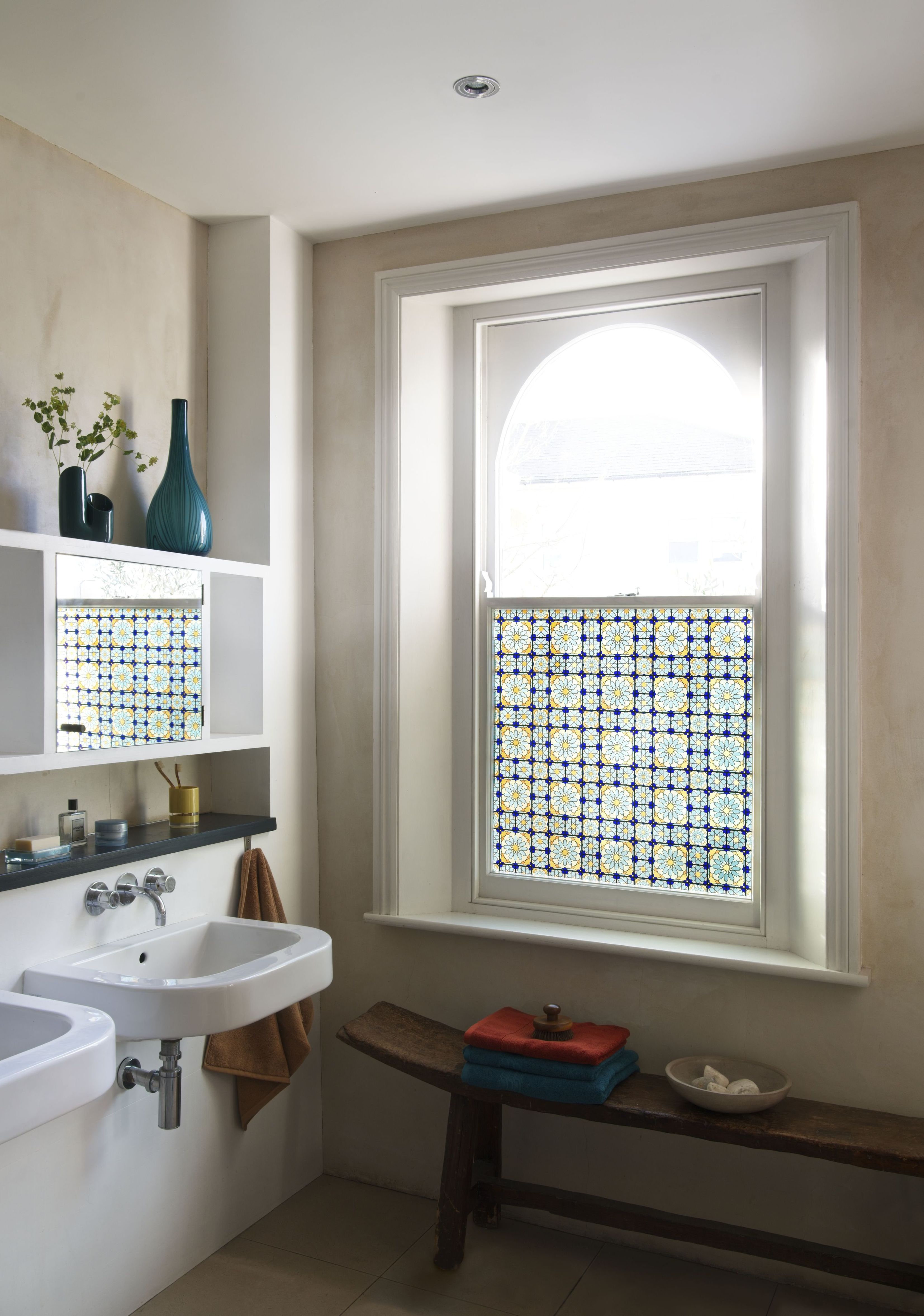 Press Loft | Image of Agadir Stained Glass Effect Window Film for Press ...