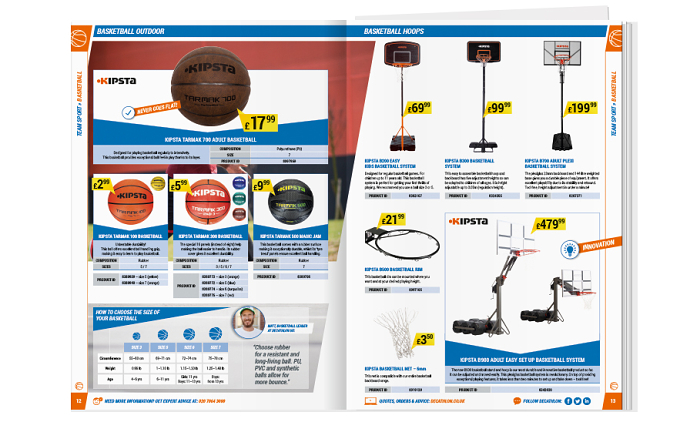 Decathlon – product catalogue by Design Marie for Decathlon UK