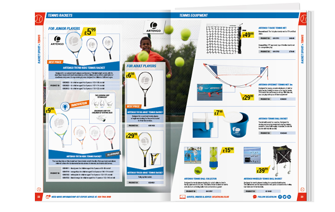Decathlon – product catalogue by Design Marie for Decathlon UK