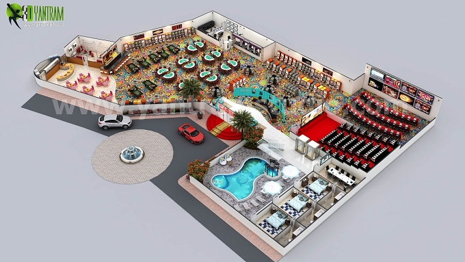 Unique Casino Floorplan Design Ideas - Las Vegas, USA by Ruturaj J Desai