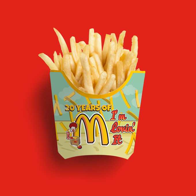 MCDONALD'S FRY BOX ART COMPETITION by Peter Stylianou for Mcdonalds Cyprus