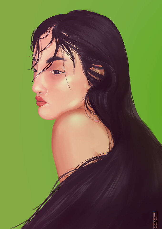 2D portraits by Daria Oss