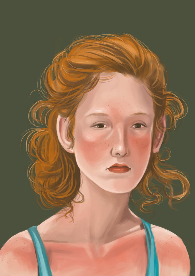 2D portraits by Daria Oss