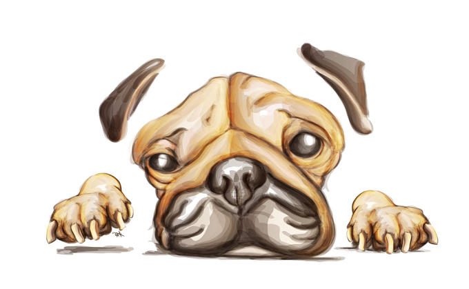 Dog vector art by Nomura Sinji