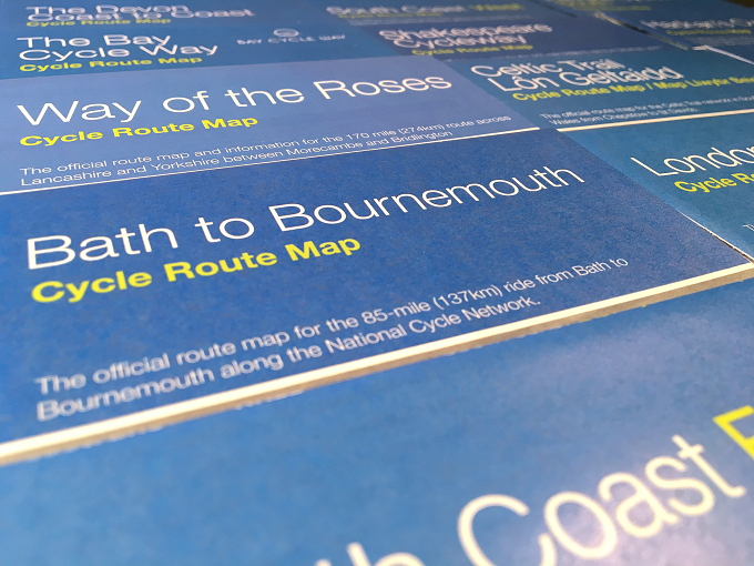 Challenge Map Series by FourPoint Mapping for Sustrans