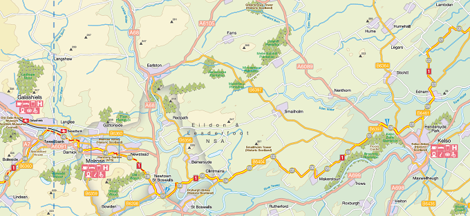 Challenge Map Series by FourPoint Mapping for Sustrans