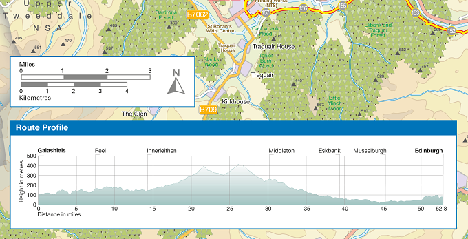 Challenge Map Series by FourPoint Mapping for Sustrans