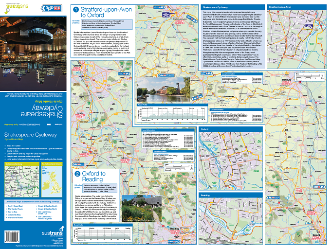 Challenge Map Series by FourPoint Mapping for Sustrans