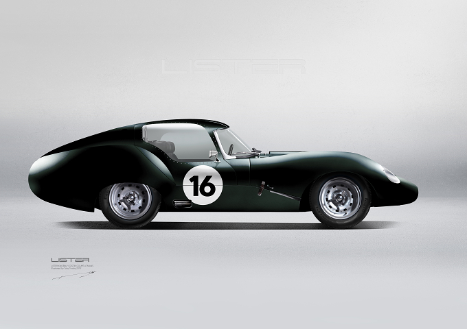Lister Cars Illustrations by Toby Tinsley for Lister Cars