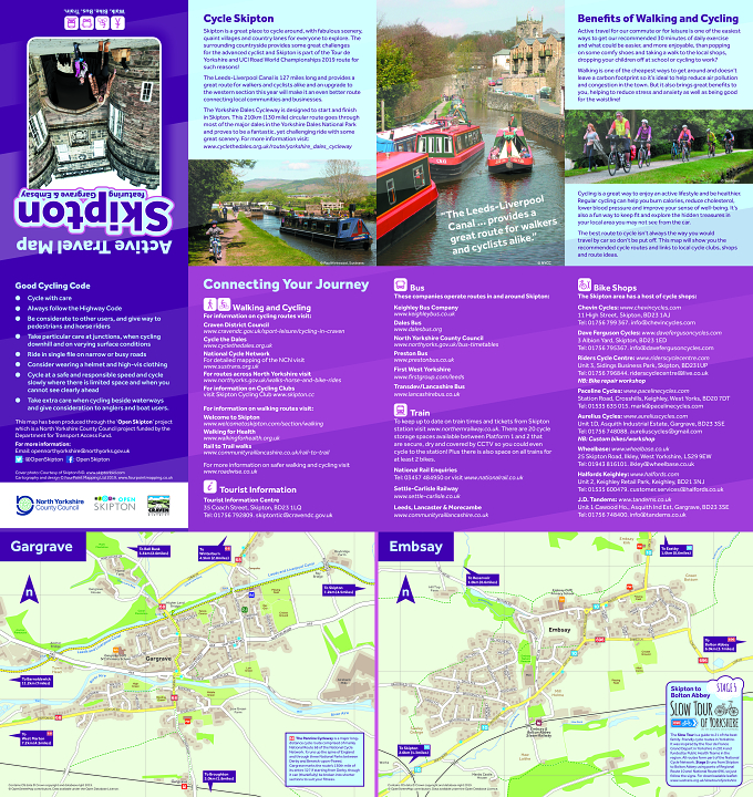 Active Travel Map: Skipton by FourPoint Mapping