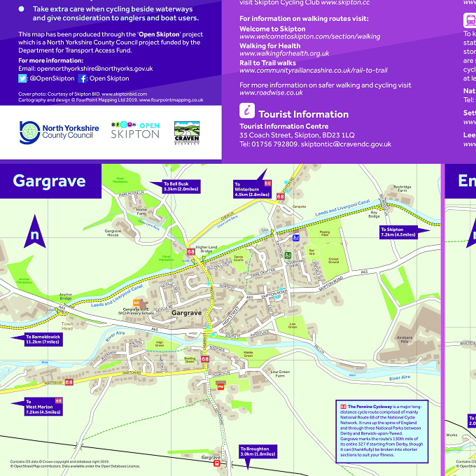 Active Travel Map: Skipton by FourPoint Mapping