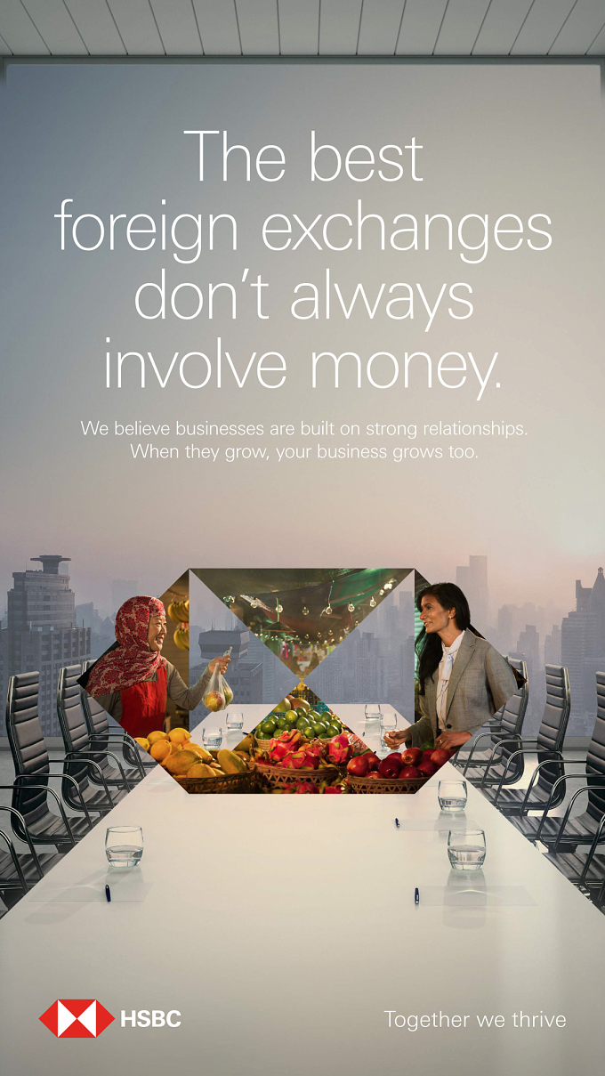HSBC Global Campaign by Henrik Knudsen by JSR Agency for HSBC