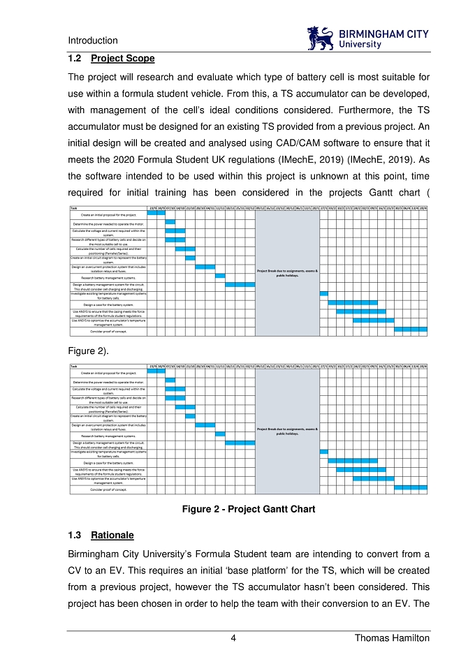 Design of a Tractive System Accumulator for a Formula Student vehicle ...