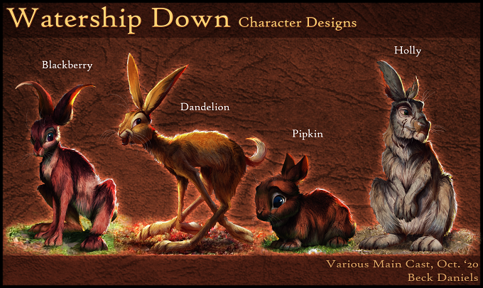 Watership Down - Character Design by Beckham Daniels