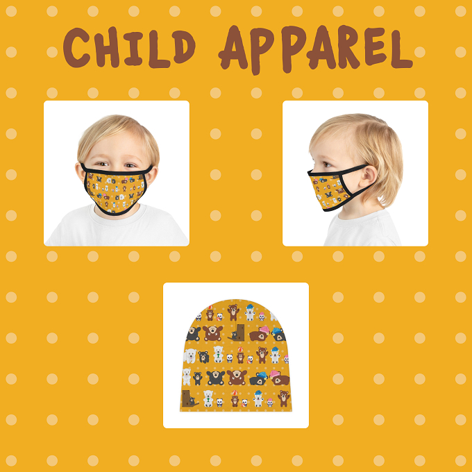 Cute Bear Buddies Character Designs by Rexx DeMarzio for Foxface Design LLC