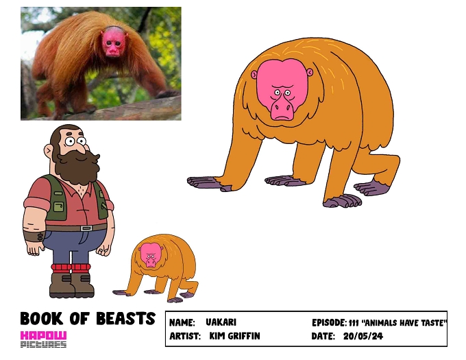 "Adventure Beast" - Character Designs by Kim Griffin for Netflix