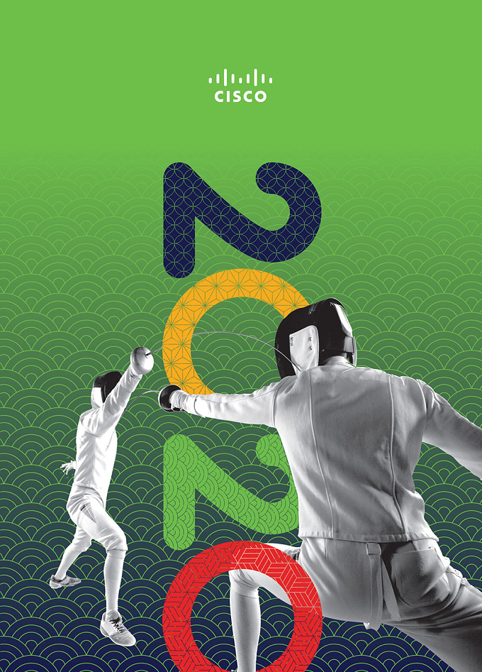 Poster design for Cisco by Jeremy Simon for Cisco
