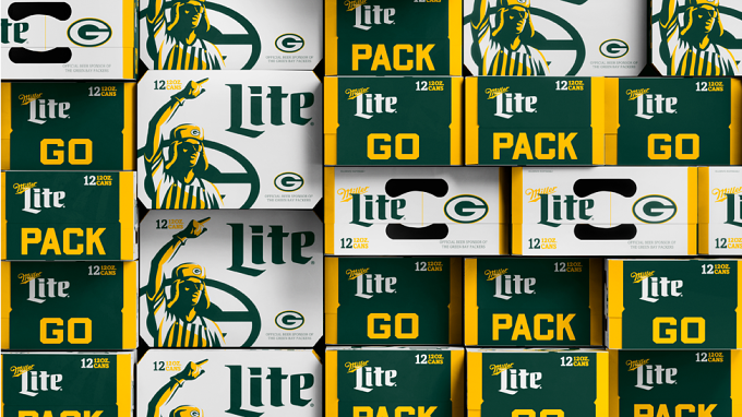 Celebrating fans of NFL with Miller Lite by Design Bridge for Miller Lite