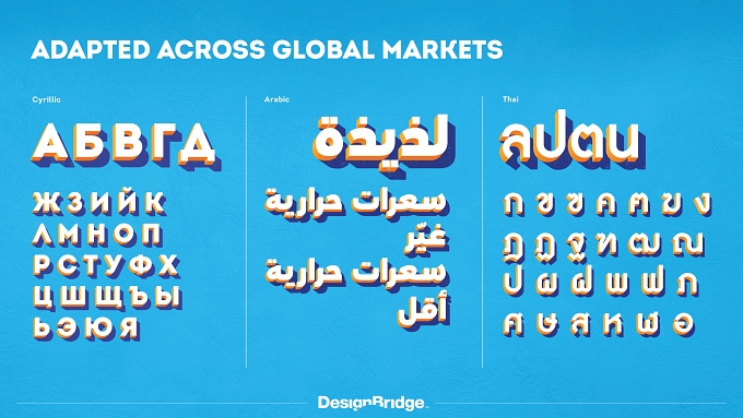 Lipton: Highlight Typeface by Design Bridge and Partners for PepsiLipton