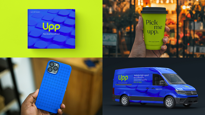 UPP brand identity by Interbrand London for UPP