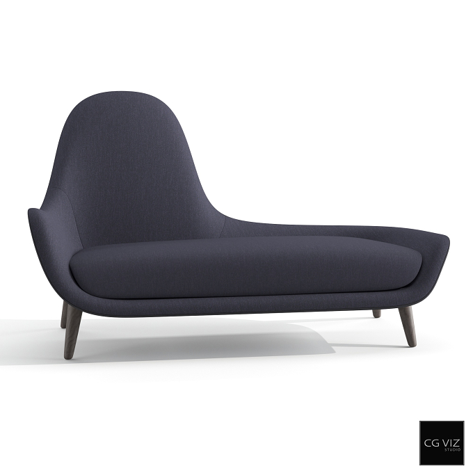 Poliform Mad Chaise Longue (3D Model) by CG VIZ STUDIO for 3D Product