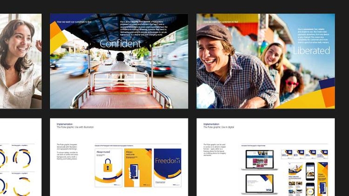 Visa Europe Brand Guidelines by Jon Scott for Visa