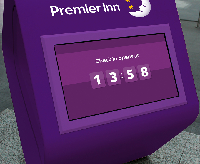 PREMIER INN CHECK-IN KIOSK ANIMATION by John Henry Pew for Premier Inn