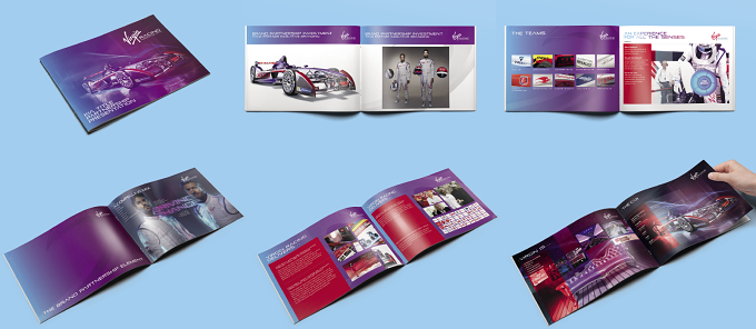 Virgin Racing - Brand identity design by Steve Wignall for Virgin