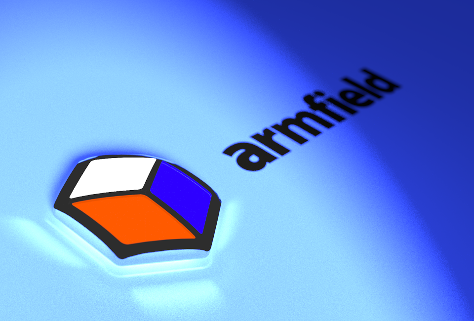 3D render - Logo progression by Jon Filer