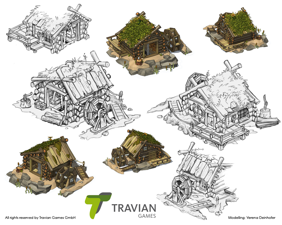 Concept Art for Travian Games by Nils Eckhardt for Travian Games