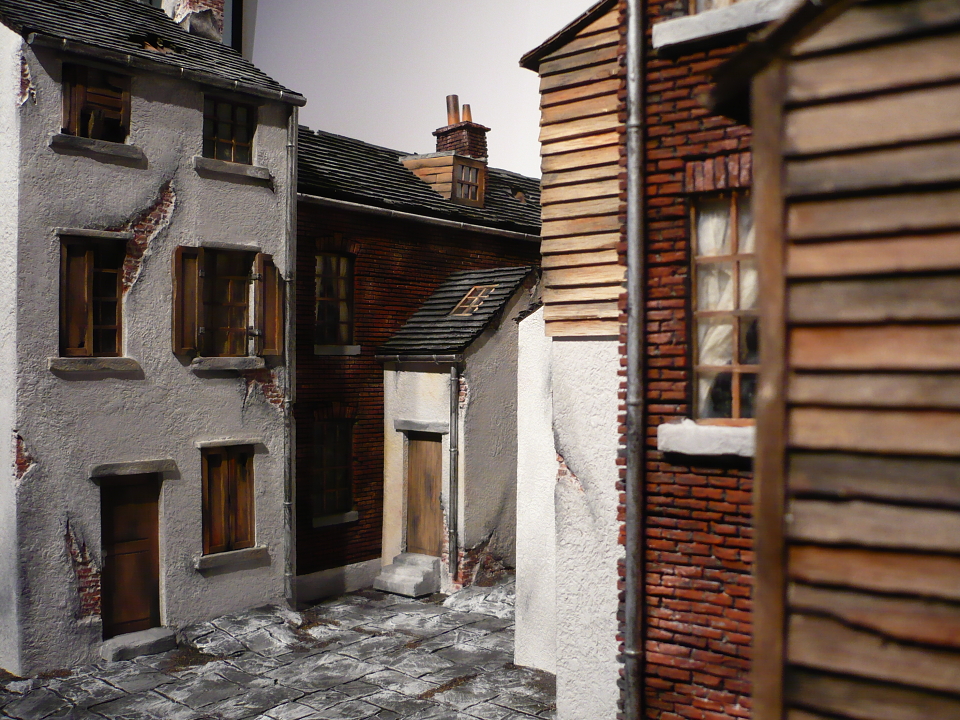 Edwardian Slums Miniature & Elevations by David Riley Model Making