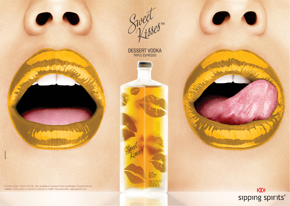 SWEET KISSES DESERT VODKA by Gopala Krishnan for sippingspirits