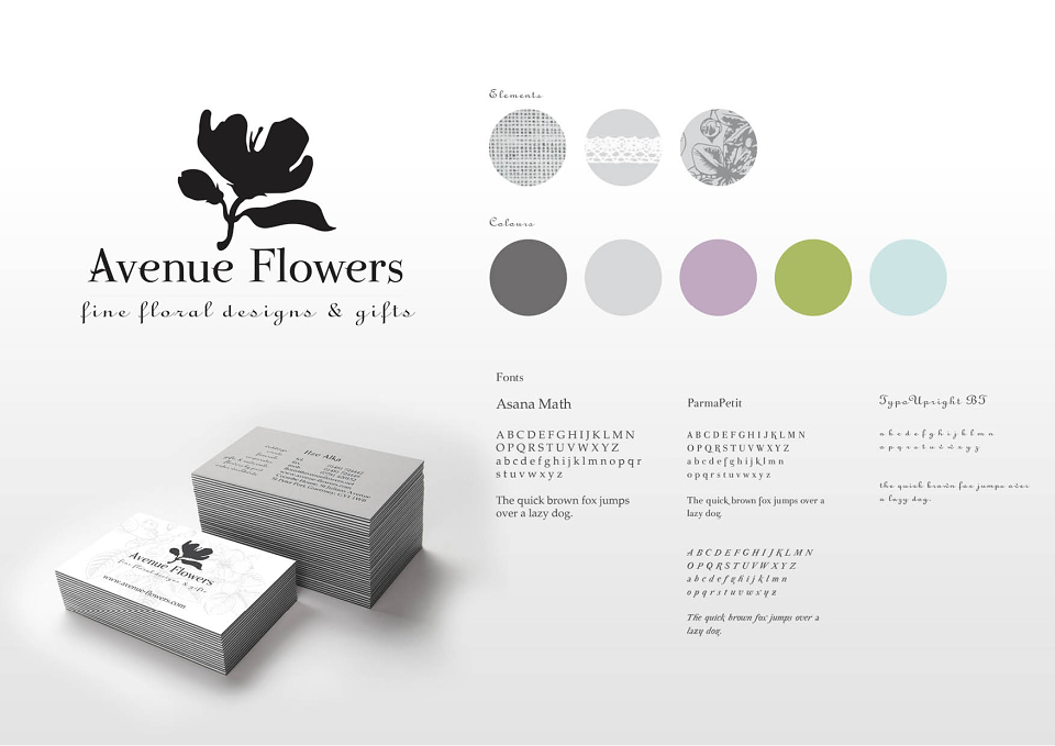 Avenue Flowers - New Logo & Business Identity by Ieva for Avenue Flowers