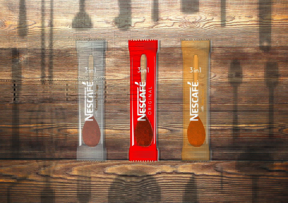 Nescafe instant coffee packaging design by Chong Nicholas for Nescafe