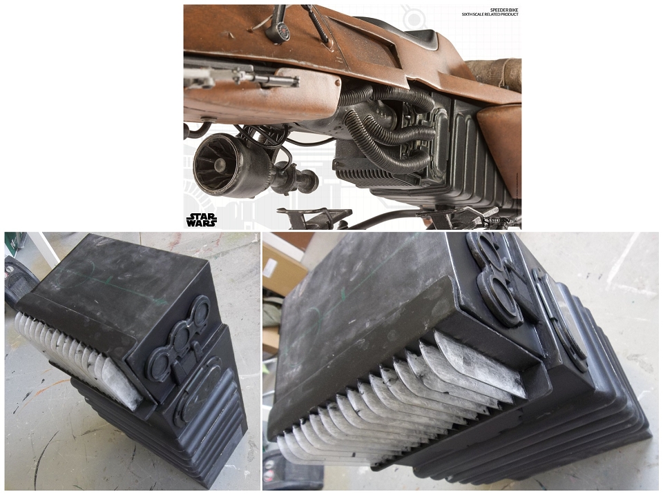 Star Wars Full Size Speeder Bike Prop by Joe Garton for Private ...