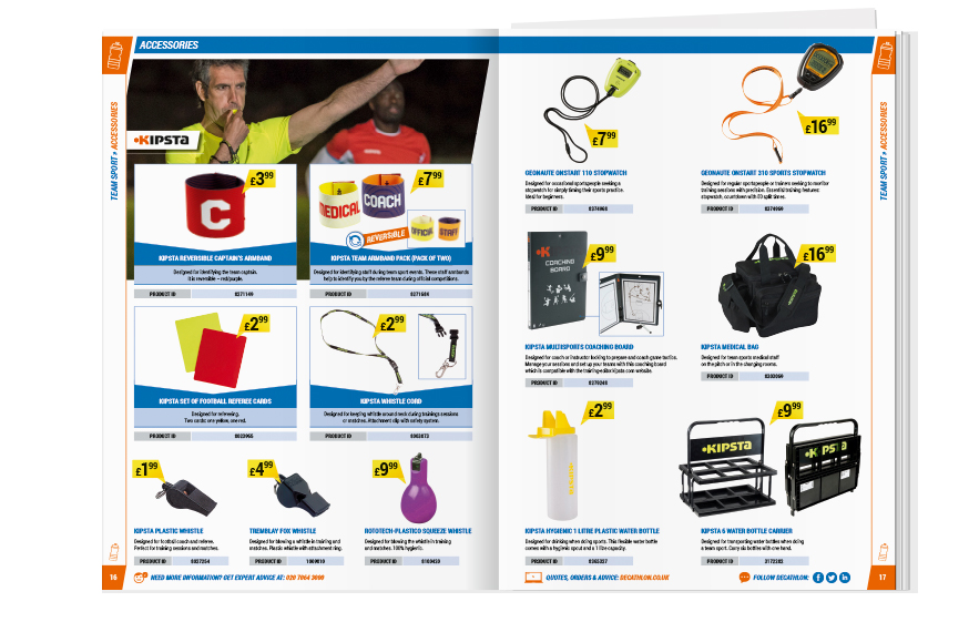 Decathlon – product catalogue by Design Marie for Decathlon UK