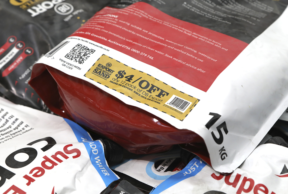 DB Export Beer Bottle Sand by Colenso BBDO for DB Breweries / Heineken NZ