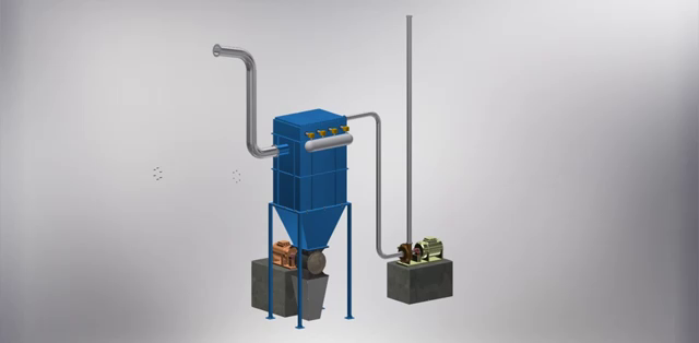3D Model Animation - Dust Collector Dismantle by ...